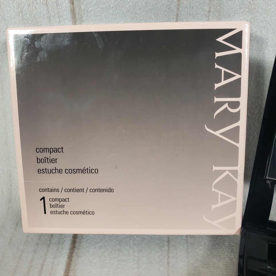 Mary Kay Compact Black unfilled (017362) NEW in box Refillable | eBay