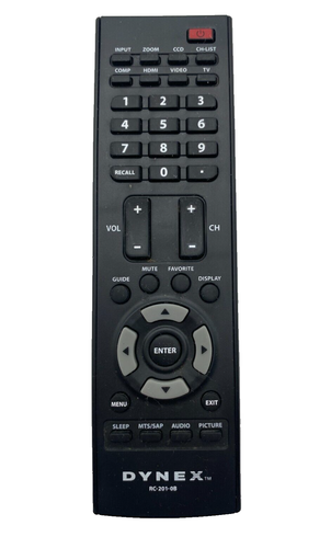 GENUINE DYNEX RC-201-0B LCD TV REMOTE - DX-LCD22-09 DX-LCD42HD-09 | eBay