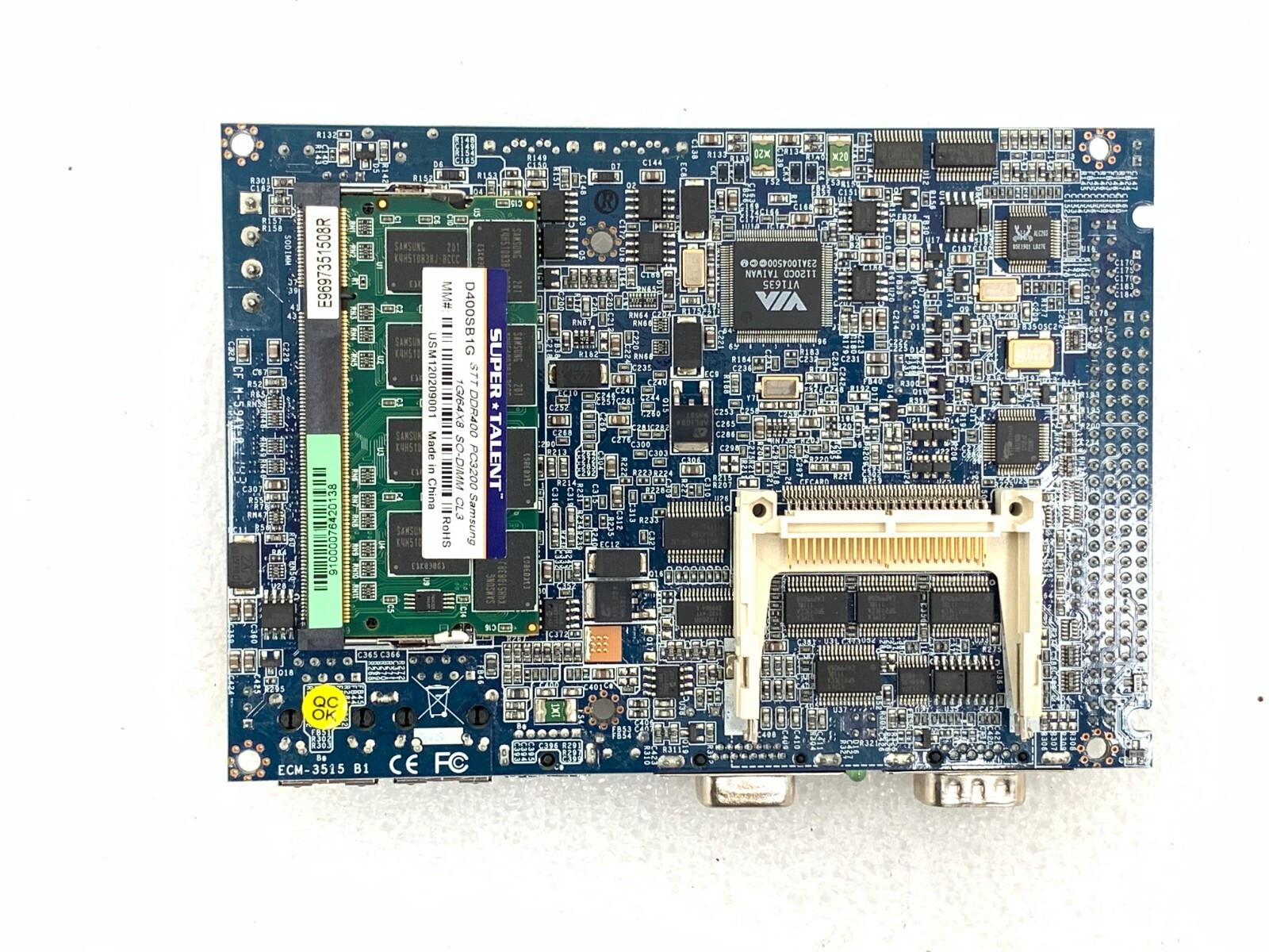 Avalue ECM-LX800W (3517)A2 3.5" AMD Geode LX800 BGA Single Board ...