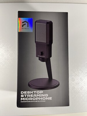Atrix Desktop USB Streaming Microphone for PC | eBay