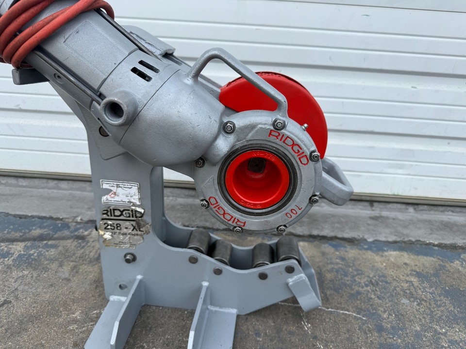 Ridgid 258-XL Hydraulic Pipe Cutter 8" to 12", Pump, 774 Adapter and ...