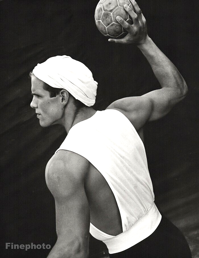 1983 Vintage BRUCE WEBER Peter Lash Handball Male Athlete Sports Photo ...