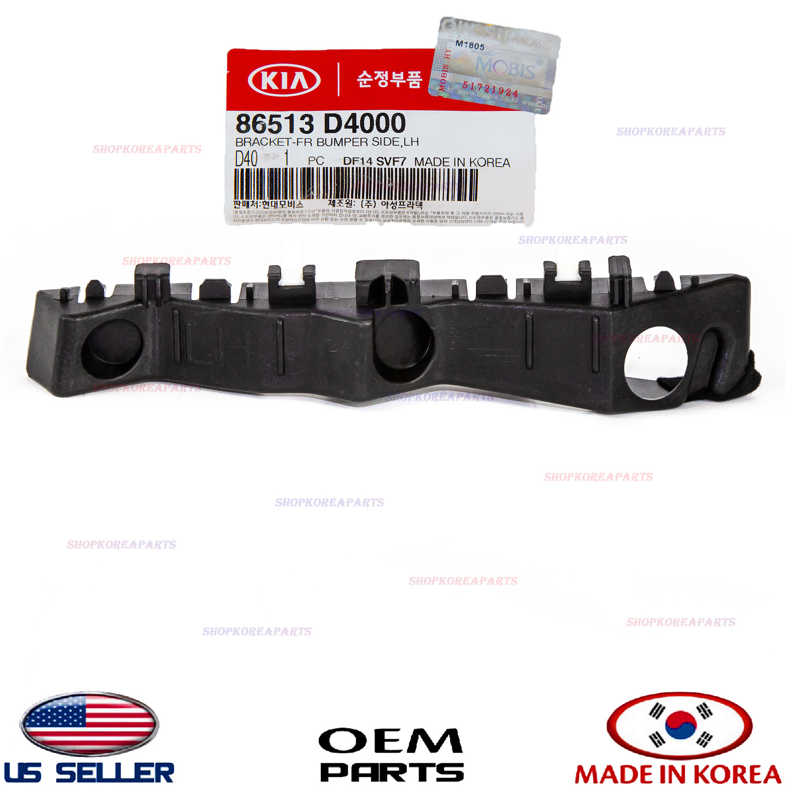 Genuine Front Bumper Bracket Mounting LEFT Driver Side ⭐OEM⭐ Kia Optima ...