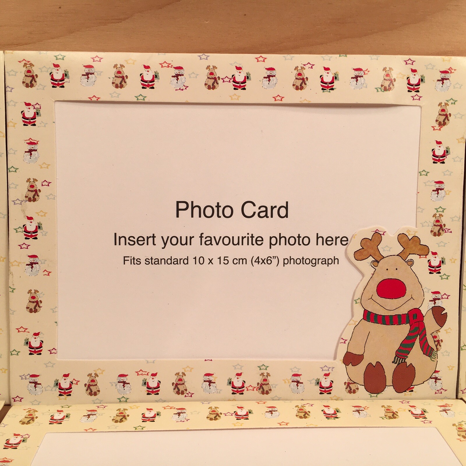 8pk FESTIVE FRAMES “Ivory Cream” Beautiful Christmas Greeting Cards ...