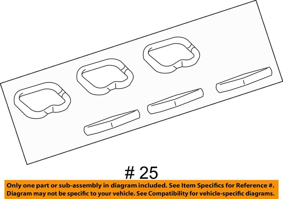 GM OEM 16-24 Acadia EngineTransaxle Engine Parts-Intake Manifold Gasket ...