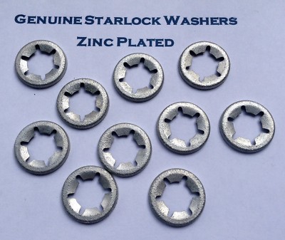Starlock Washers For Metric Round Shafts 10mm Pack Of 10 | eBay UK