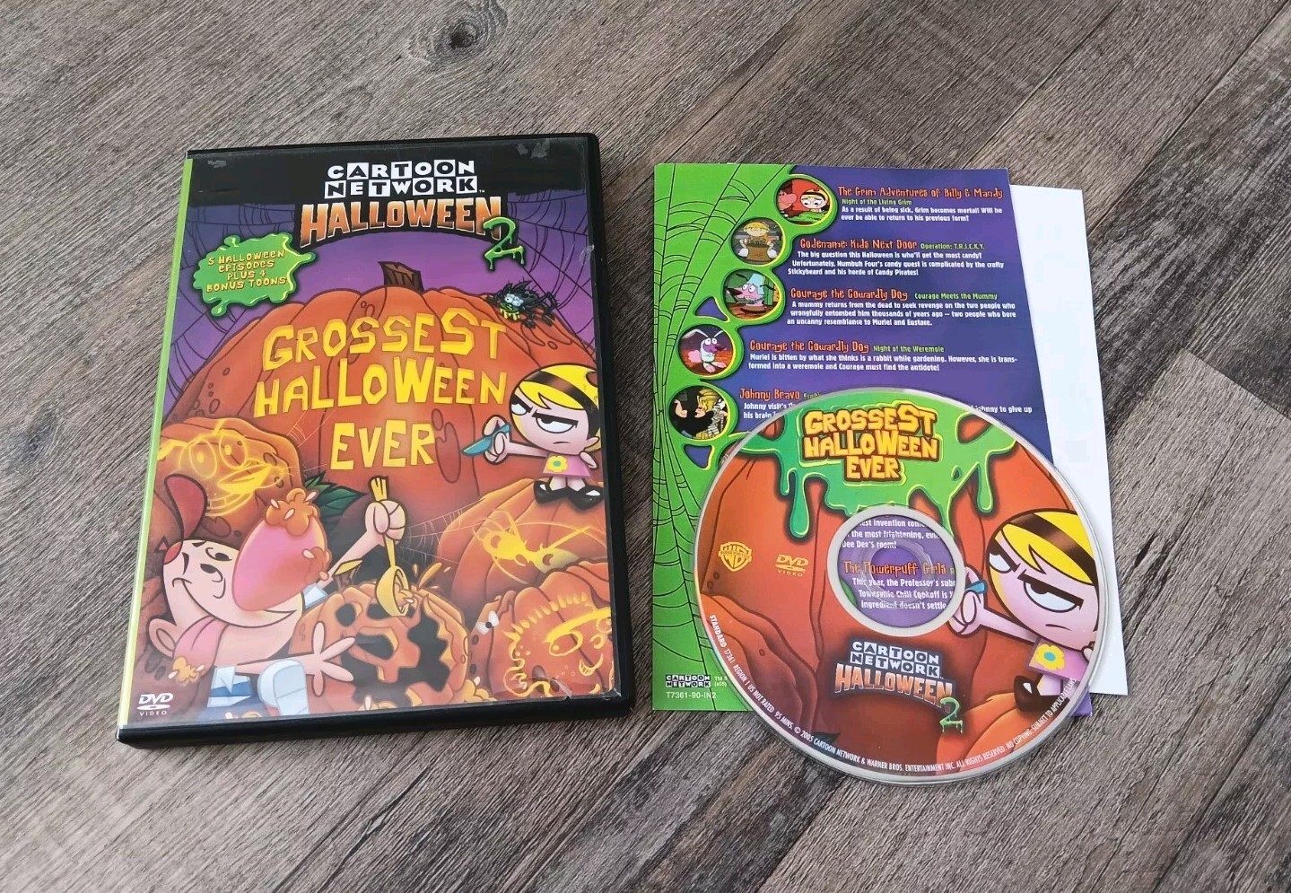 Cartoon Network Halloween 2: Grossest Halloween Ever (DVD, 2005) 9 ...