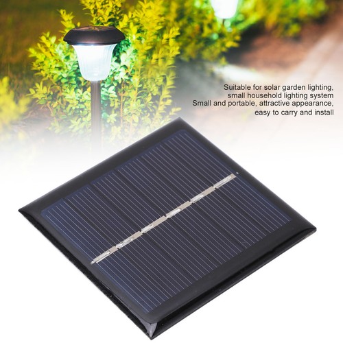 Portable 0.6W 3V Polysilicon Solar Panel Level A Solar Charging Board ...