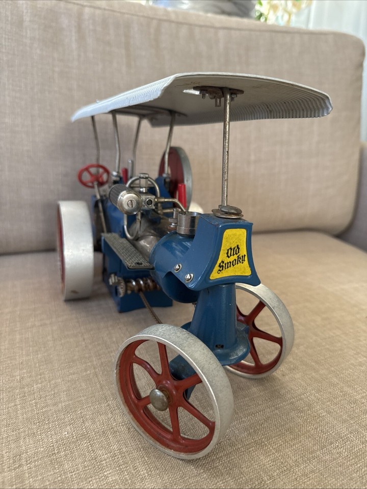 Wilesco D405 TOY STEAM ENGINE TRACTOR OPEN BOX- Old Smoky- MADE IN ...