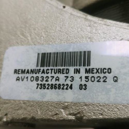 Motorcraft Premium Remanufactured Alternator P/N 7058, AV108327 | eBay