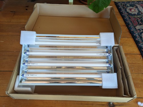 Agrobrite FLT24 T5 Fluorescent Grow Light 4 Tube 2 Foot Length | eBay