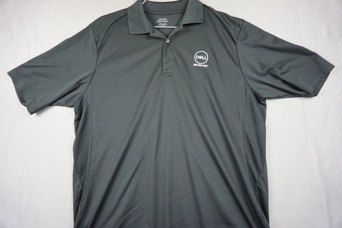 Dell Broadcast Polo Work Uniform Black Men's XL eperf… - Gem
