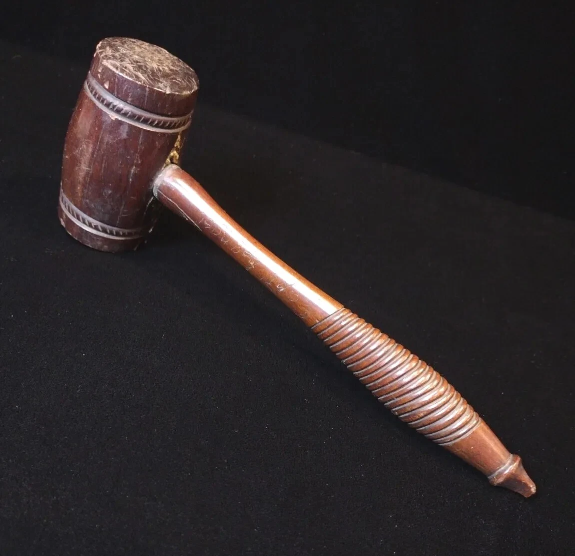 Wood Carved Gavel