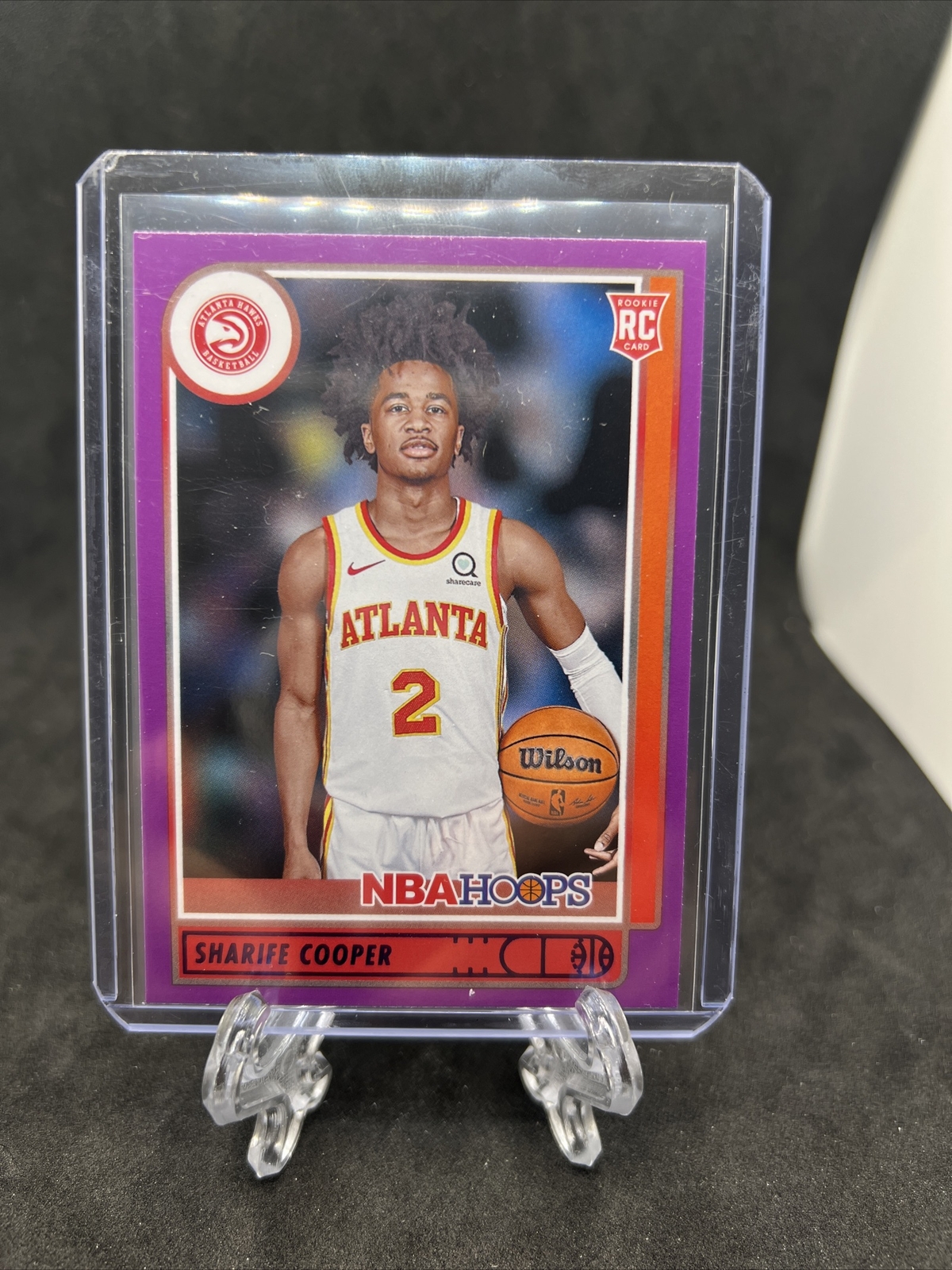 Sharife Cooper 2021-22 NBA Hoops Purple Parallel Rookie Card #249 | eBay