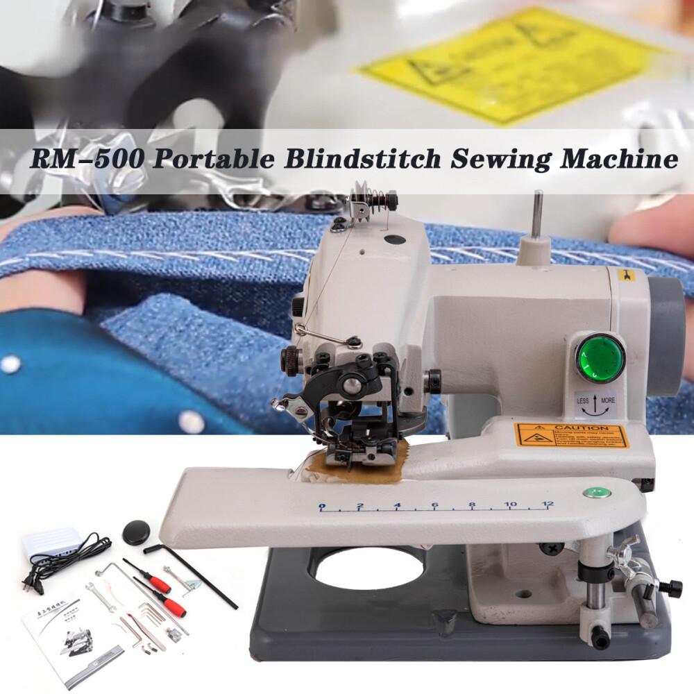 RM-500 Industrial Blindstitch Sewing Machine Blind Stitch Hemmer ...