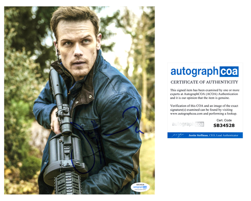 Sam Heughan Signed Autographed 'SAS: Red Notice' 8x10 Photo ACOA ...