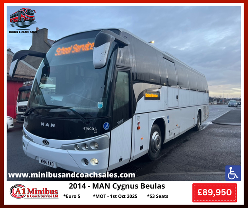 2014 MAN Beulas 55-Seater PSVAR Coach | eBay UK