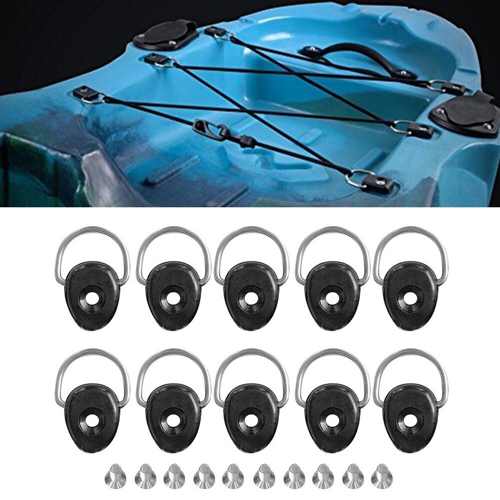 Premium Nylon D Ring Buckles for Kayak Paddle and Fishing Gear Set of ...