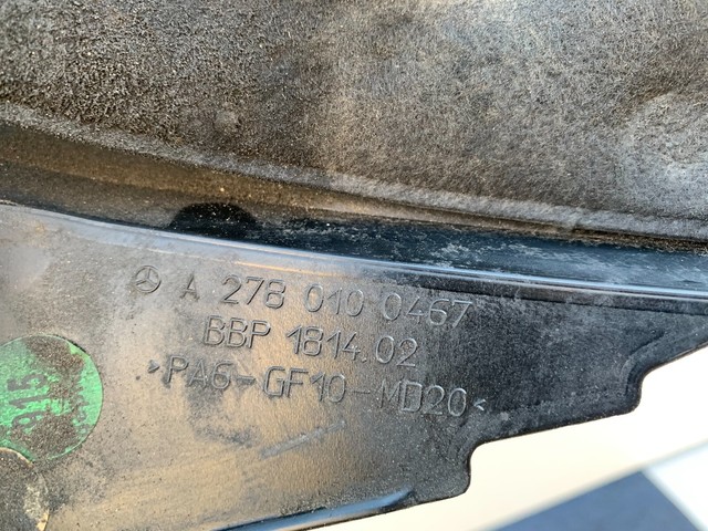 2011 MERCEDES BENZ E Class RHD 220d W212 Cover Left Air Intake OEM ...