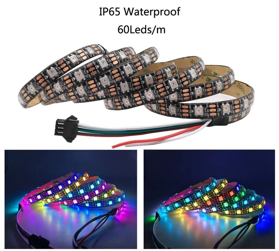 5M WS2811 5050 150/300 LED Strip Light RGB Dream Color Pixel ...