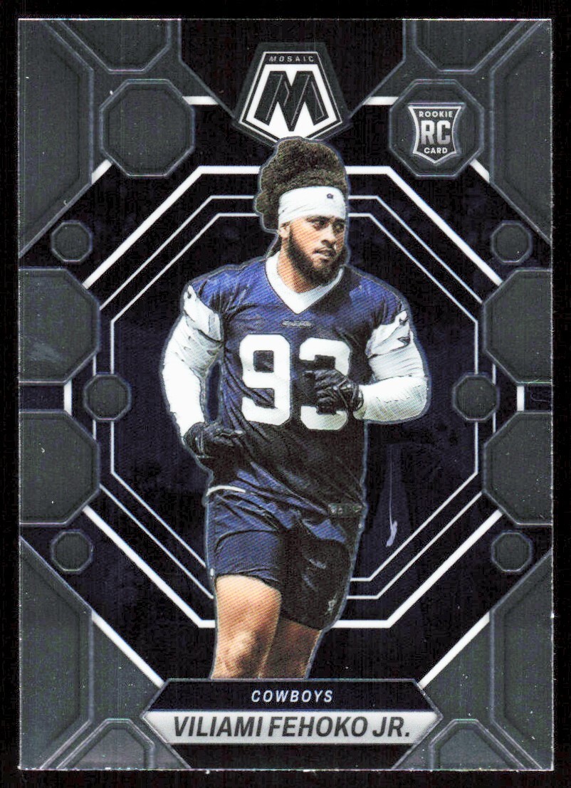 2023 2087A Panini Mosaic Rookie Viliami Fehoko Jr. Rookie Dallas ...