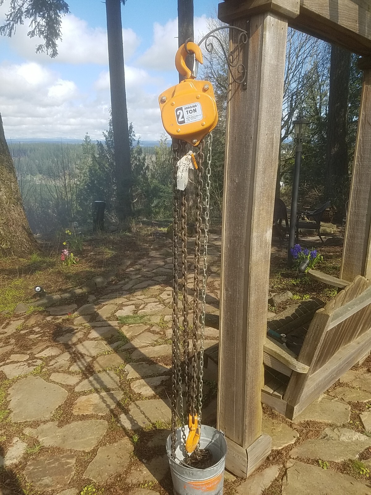 Magna Heavy Duty Chain Hoist 2Ton Fall Chain Hoist 30 FOOT LIFT EUC | eBay