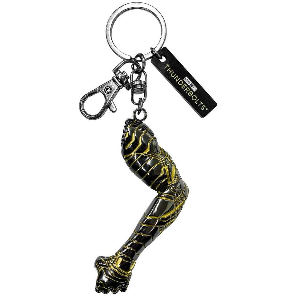 MARVEL Studios THUNDERBOLTS Bucky Arm Keychain Winter Soldier Key Ring ...