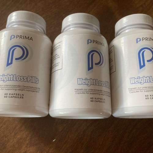 Expired PRIMA Weight Loss Pills - Dietary Supplements 3 Bottles 180 ...