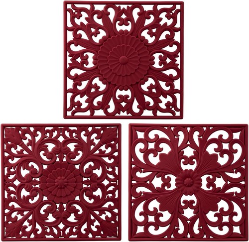 Silicone Trivets for Hot Dishes-Pots&Pans, Square A006-square-melort ...