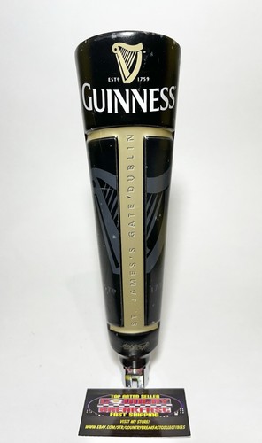 Guinness Draught Irish Stout Harp Logo Beer Tap Handle 11.5” Tall ...