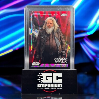2024 Topps Chrome Star Wars The Mandaldrian Red Ranzar Malk #51 | eBay