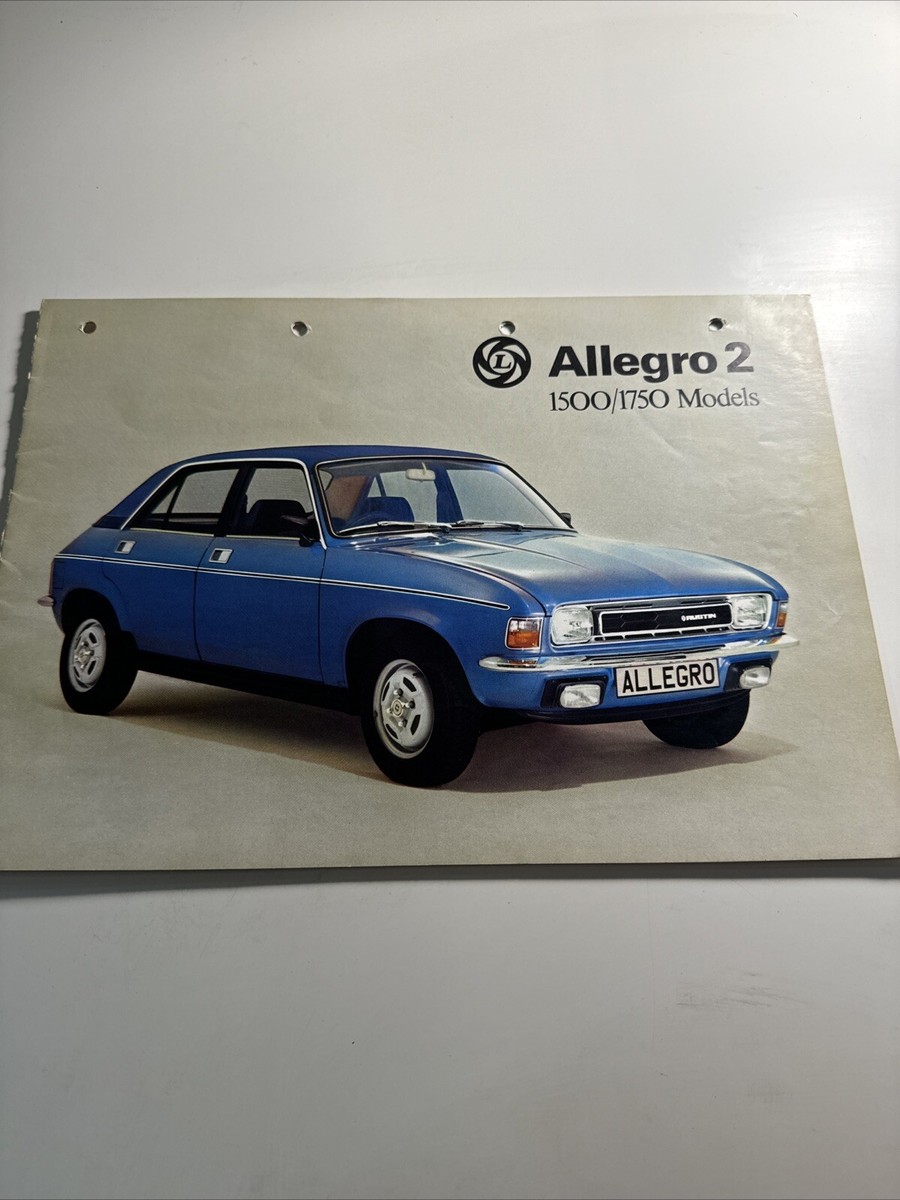 Austin Allegro 2 Brochure Austin Allegro 30 Aug 2023 Practical