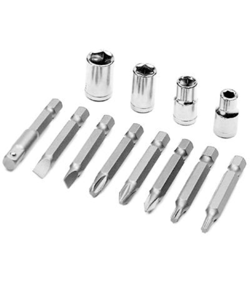 12 PC Power Bit & Socket Set auto Repair Tools | eBay