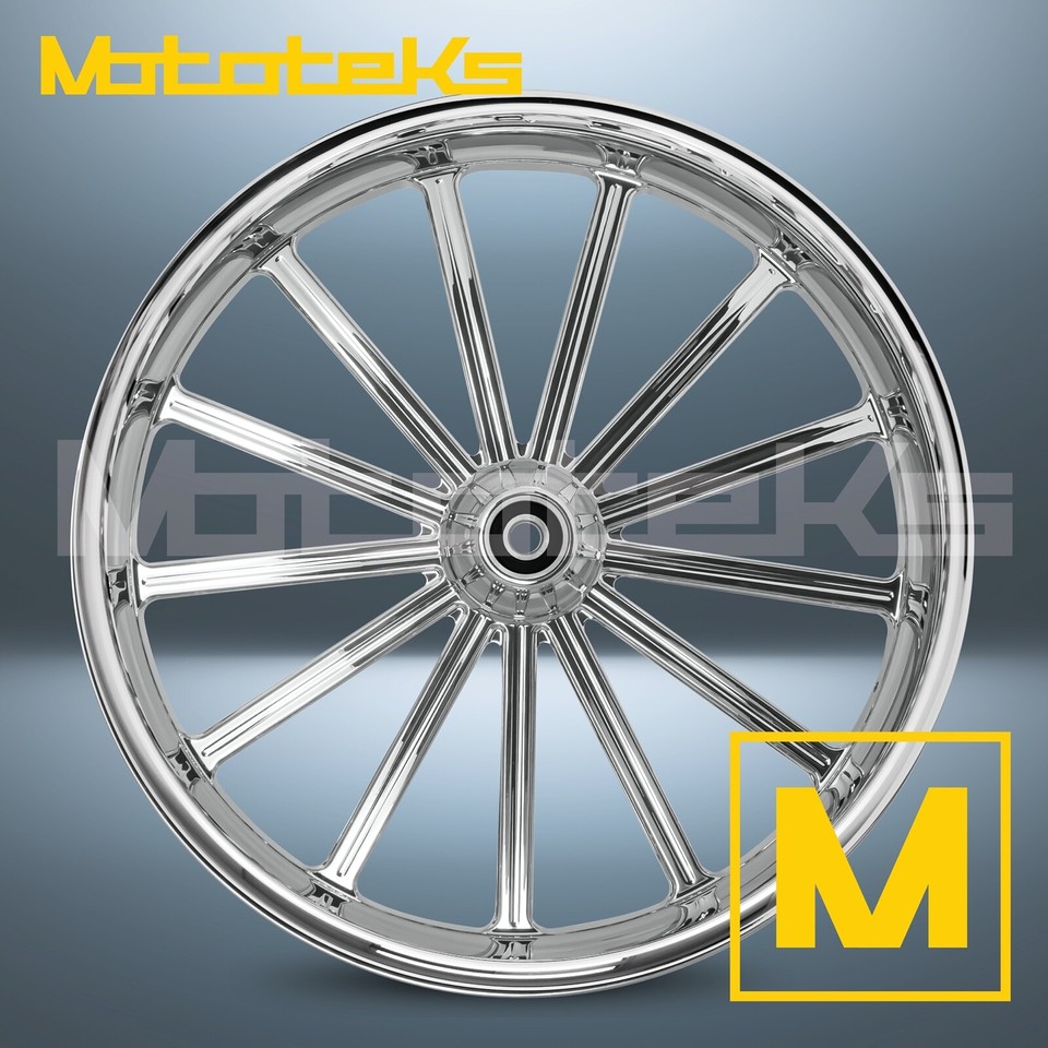 21" 21x2.15 THIRTEEN MAG WHEEL CHROME FOR HARLEY SOFTAIL FRONT RIM | eBay