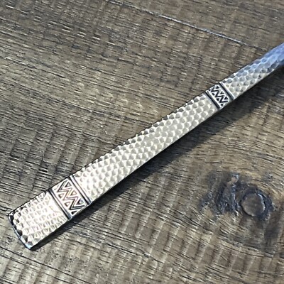 Wallace Stainless Cheyenne Hammered Black Accent Silverware Flatware ...