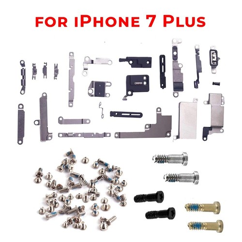 iPhone 7 Plus Bracket + Screw Set Inner Metal Shields Holding Brackets ...
