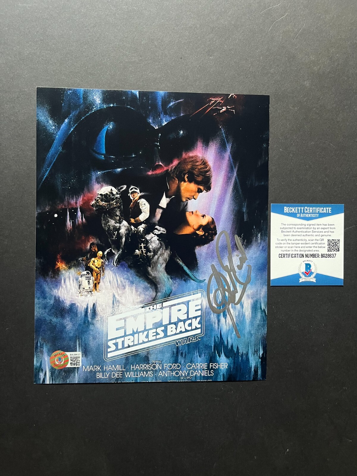 Clive Revill autographed signed emperor Star Wars 8x10 photo Beckett ...