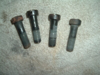 VINTAGE SINGER TREADLE SEWING MACHINE CAST IRON BASE BOLT SET OF 4 ...