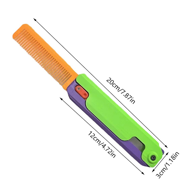 3D Printing Gravity Cub Jumping Comb Mini Model, Deformable Toy ...