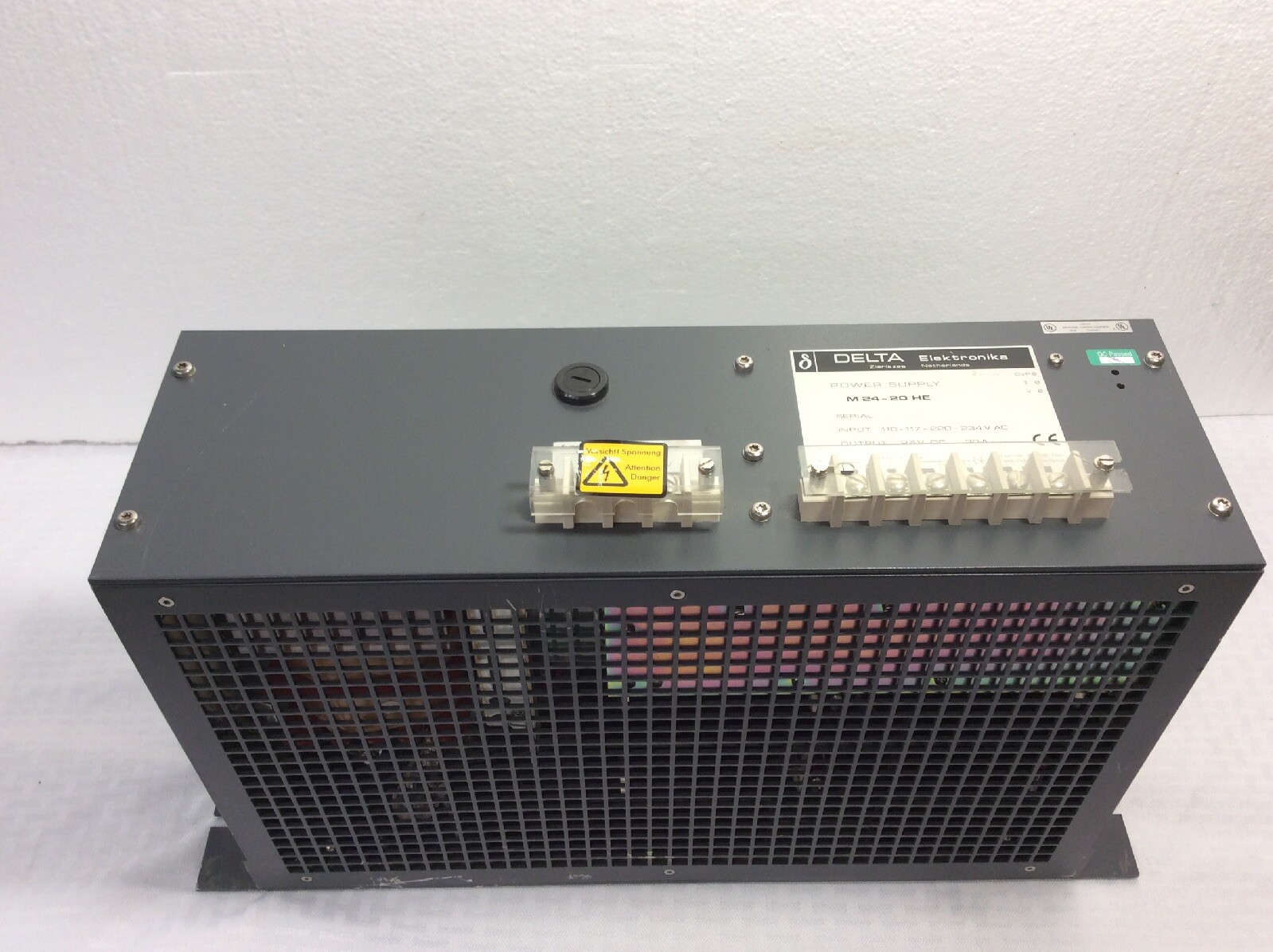 DELTA ELEKTRONIKA M24-20HE POWER SUPPLY INPUT 110/117/220/234VAC OUT ...
