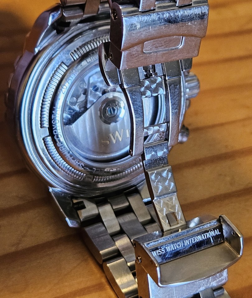 Swiss Watch International Limited Edition 1/500 Sapphire SWI Automatic ...