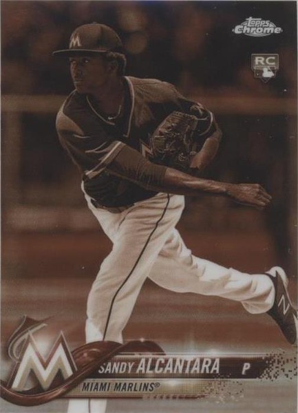 2018 Topps Chrome - Sepia Refractor #128 Sandy Alcantara (RC) for sale online | eBay