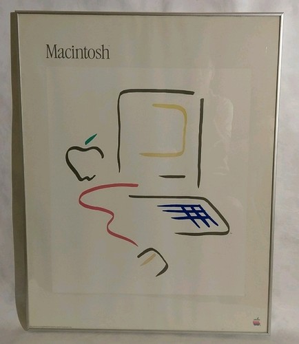 Vintage Original Apple Macintosh Picasso Framed Poster | eBay