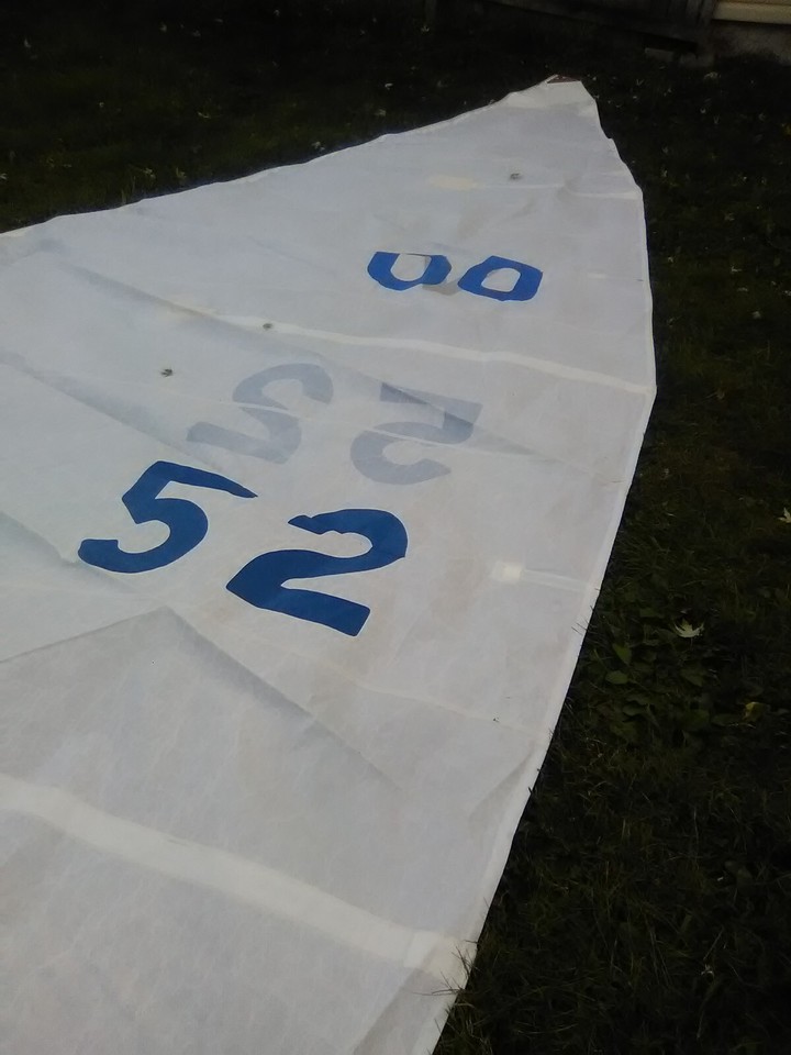 Large North Sails Mainsail for Sailboat Luff 24',5" Leech 29' Foot 15 ...