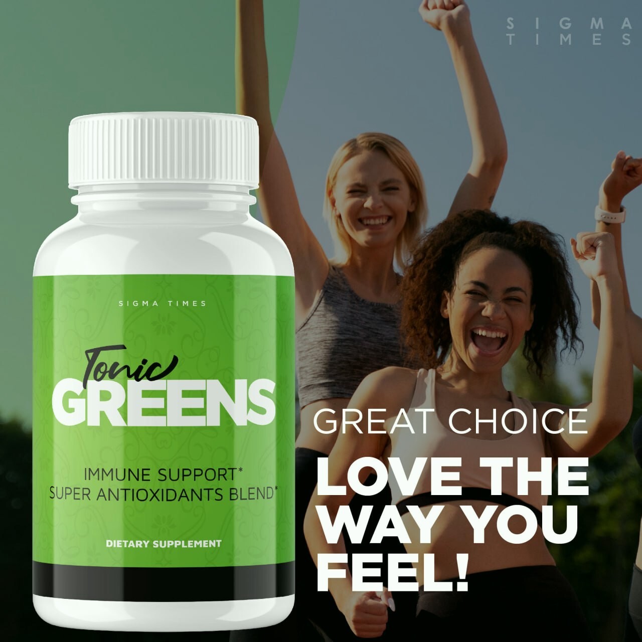 (5 Pack) Tonic Greens Pills, TonicGreens Antioxidants Blend for Immune ...