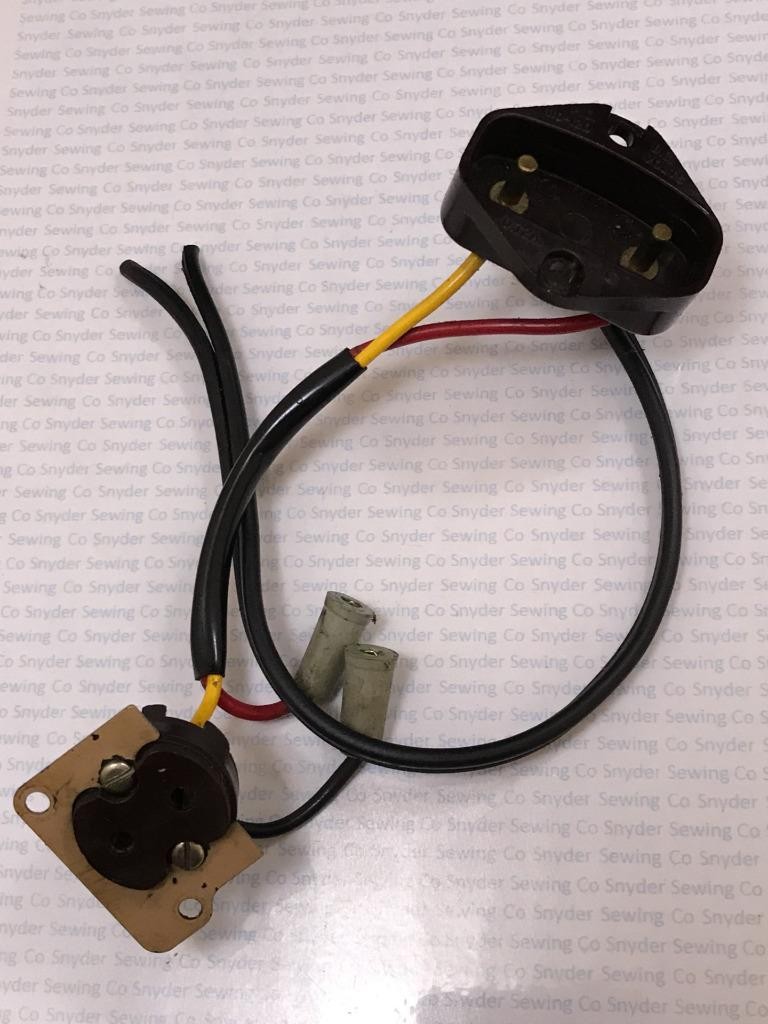 Genuine Singer 401a Sewing Machine Wiring Harness Light/Power/Pedal ...