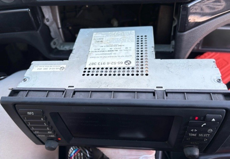 BMW 5 7 Series E39 E38 E53 Board Monitor Navigation Radio Display 16:9 ...