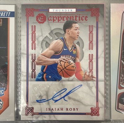 2019-20 Panini Chronicles Apprentice Signatures Red Isaiah Roby Rookie ...