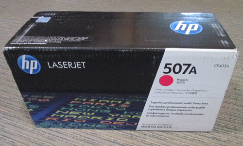 NEW GENUINE HP 507A Magenta Toner CE403A | eBay