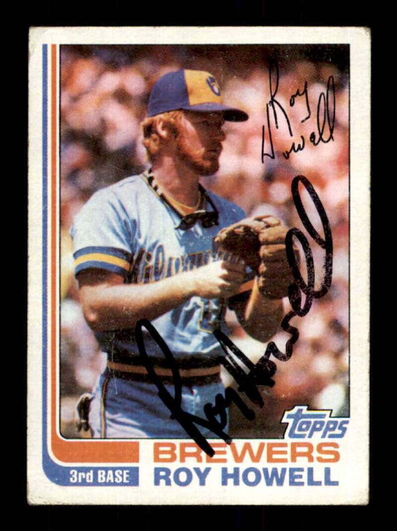 1982 Topps #68 Roy Howell AUTOGRAPHED!!! Brewers 235913 | eBay